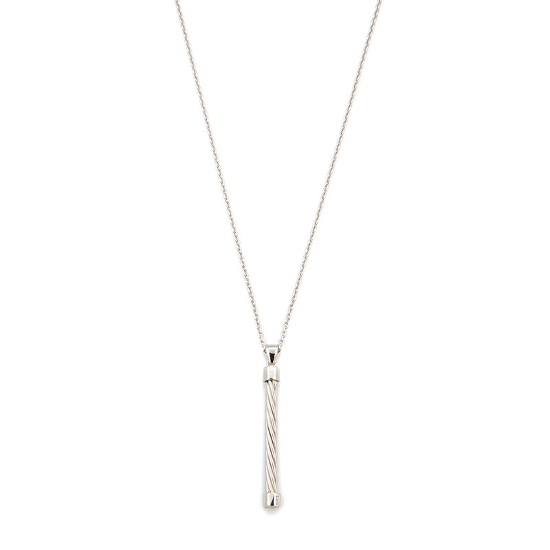 Helical Chain Necklace in Silver