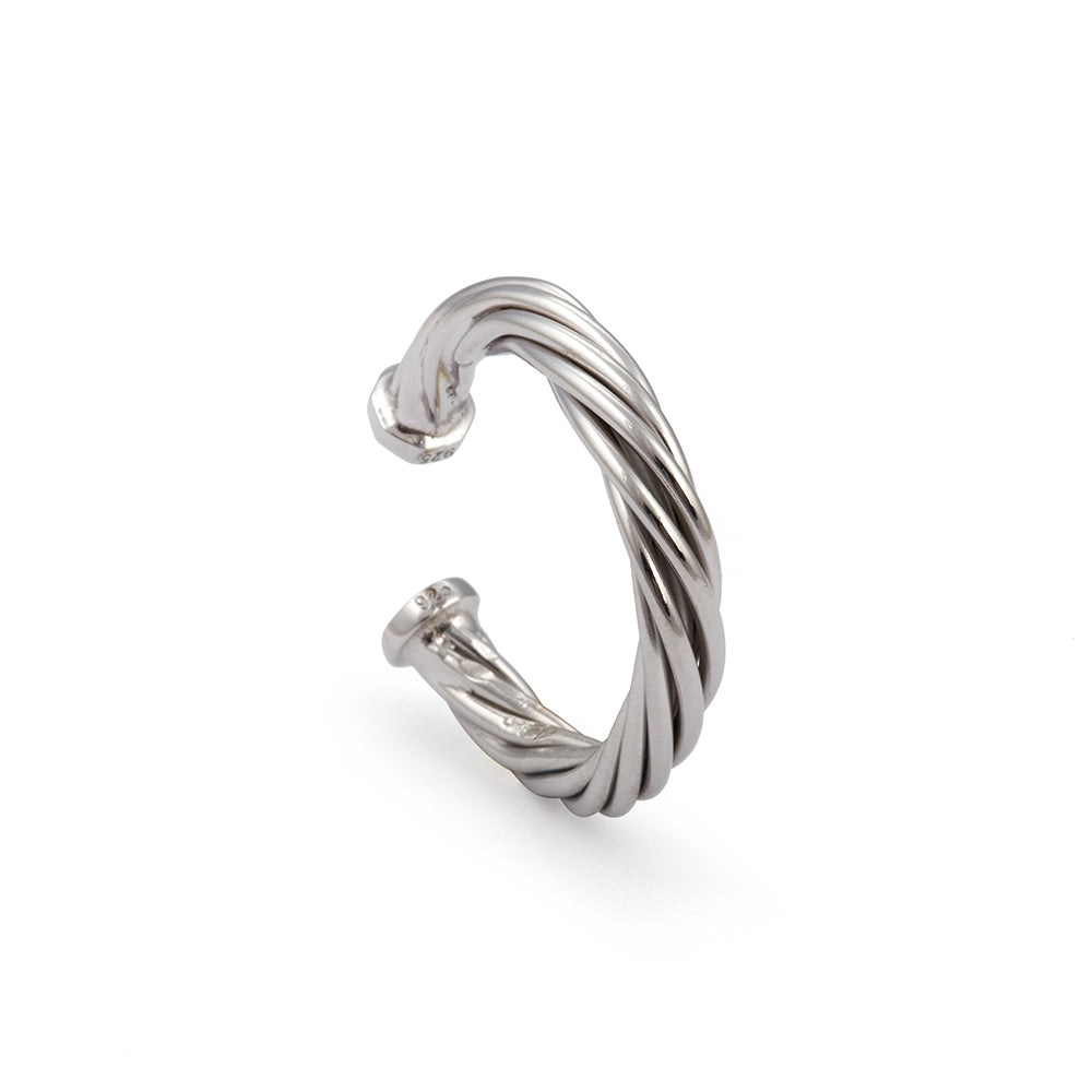 Helical Chain Ring in Silver